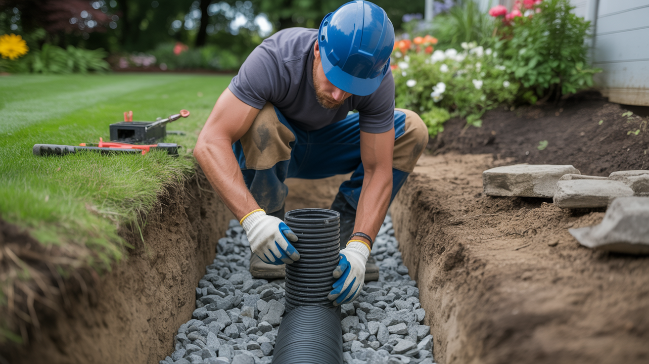 French Drain | Effective Yard & Foundation Drainage